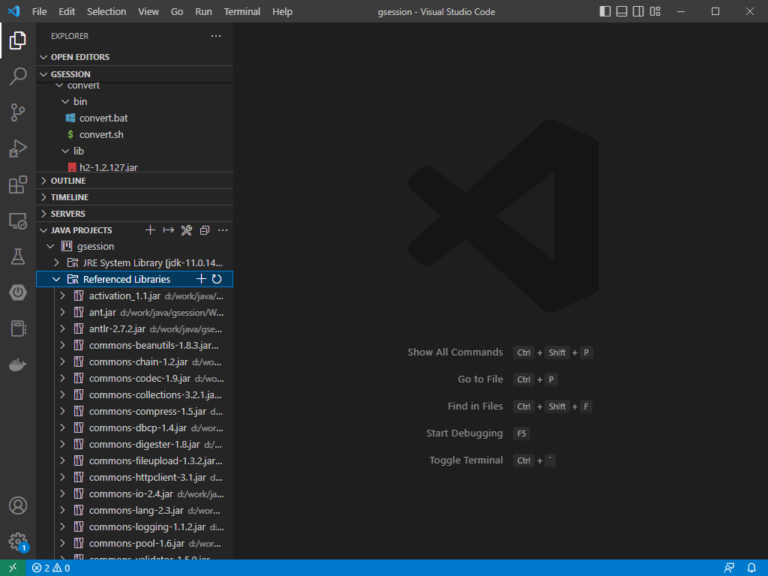 GroupSession 開発環境の構築を Visual Studio Code でやってみる・中編 | 雑廉堂の雑記帳